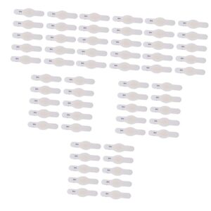 heallily 60 pcs blister stickers heel cushions for womens shoes foot protectors for feet silicone gel seal adhesive heel bandage moleskin blister heel sticker white high-heeled shoes pad