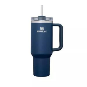 stanley x magnolia 40oz stainless steel h2.0 flowstate quencher tumbler - navy voyage