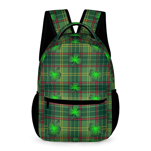 Juoritu St Patrick's Day Prints Backpack, Lightweight Casual Backpack, Bookbag for Men Women