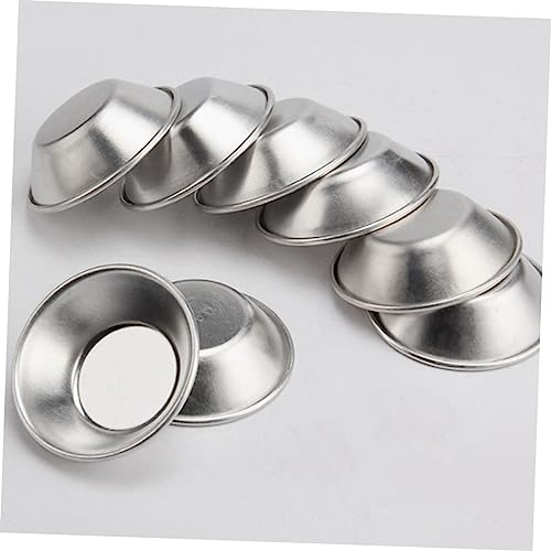 Mikinona 24pcs Egg Tart Base Mini Bread Loaf Pans Mini Muffin Cookie Decorating Tools Cake Makers Cups Molds Tart Baking Pan Bake Tool Baking Accessory Aluminum Baking Mold Oven Patties Can