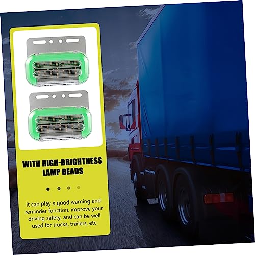 SUPVOX 2 Pcs Big truck side lights signal lamp signal light Car side lamp Auto LED side light LED sign light car trailer car turn light side clearance lights Car LED Light Warning Lights