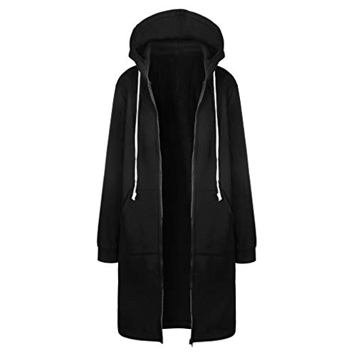 Muyise Track Jacket Light Rain Coats Women Plus Size Oversized Hoodie Crop Jackets for Women Womens Zip Up Women's Trench Coats Collar Wool Coats for Women(01-Black,XX-Large)