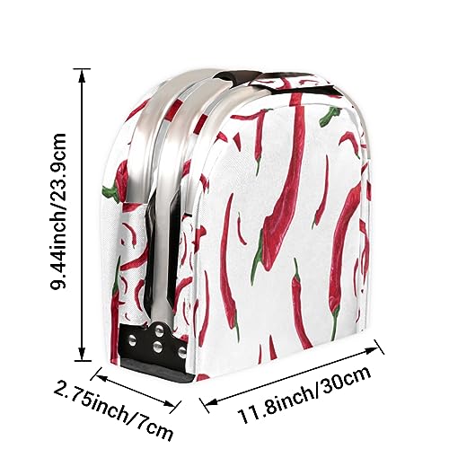 Tavisto Chili Pepper Versatile and Durable Reusable Grocery Tote Bag - Spacious and Foldable with Fun Print Designs - Perfect for Shopping, Picnics, and Storage