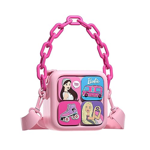 Pink Cute Satchel Bag for Women Pink Hobo Bag Cute Shoulder Bag Crossbody Bag Handbag for Pink Party Accessories (1-Barbie)