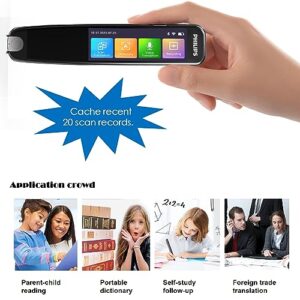 WorldPen Scan Go | Orcam Reader Pen | Pen Scanner | Scan Reader Pen for Dyslexia | Language Translator | Text to Speech | Wireless Standalone | LCD Touchscreen | Wi-Fi Connectio