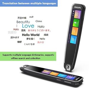 WorldPen Scan Go | Orcam Reader Pen | Pen Scanner | Scan Reader Pen for Dyslexia | Language Translator | Text to Speech | Wireless Standalone | LCD Touchscreen | Wi-Fi Connectio