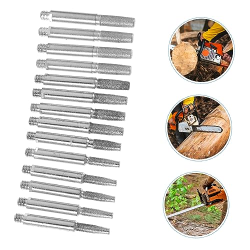 ULTECHNOVO Chainsaw Sharpening Kit 12pcs glitch sharpening Corundum 4.8 chainsaw grinding stones grinding head chainsaw grinding stones 4.8 Tool Tool