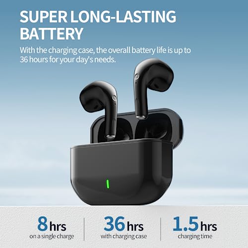 CXK Wireless Earbuds, Bluetooth 5.3 Earbuds Premium Sound Bluetooth Headphones IPX7 Waterproof Earphones for Sports and Working Ear Buds