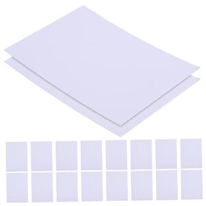 SEWACC 60 Pcs Photo Frame Paper mat Board Center Backer Boards for Picture Frame Art Picture mat Picture Frames mats Photo Frame mat White Picture Frames Cut Frame Liner Paper jam Square