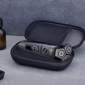 Philips Norelco S9000 Prestige Electric Shaver with Qi-Charger, Precision Trimmer and Premium Case, SP9872/86