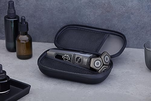 Philips Norelco S9000 Prestige Electric Shaver with Qi-Charger, Precision Trimmer and Premium Case, SP9872/86