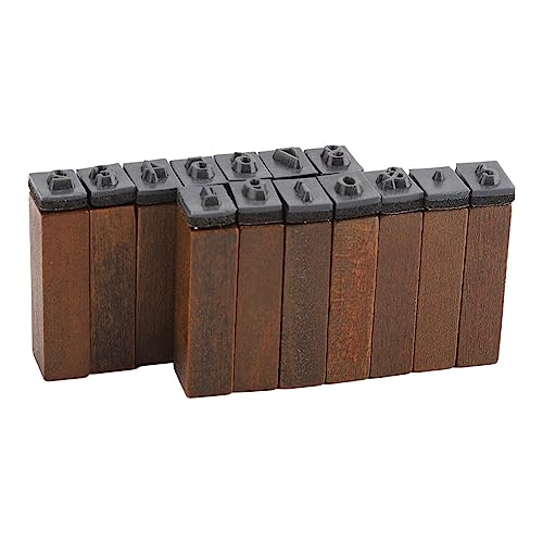 YYQTGG Letter Rubber Stamps, Wood Rubber Stamps 70 PCS with Vintage Wooden Boxe for Photo Album for Learning Alphabet