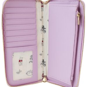 Loungefly Disney Wallet Winnie the Pooh Eeyore Friends Zip Clutch Faux-Leather