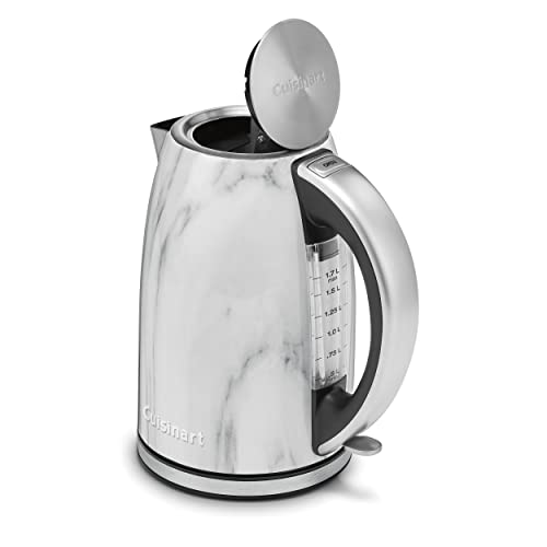 Cuisinart JK17-MTG Electric Cordless 1.7-Liter Tea Kettle, Marble- Certified Refurbished