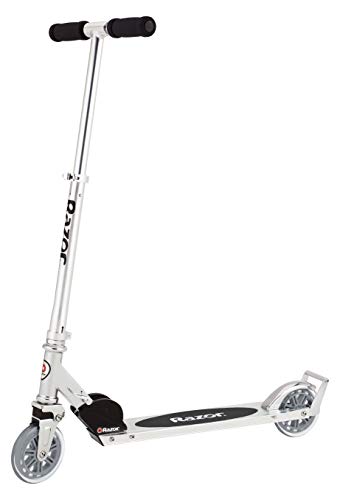 Razor A3 Kick Scooter for Kids – Foldable, Lightweight, Large Wheels, Front Vibration Reducing System, Adjustable Handlebars & AW Kick Scooter - Red - FFP