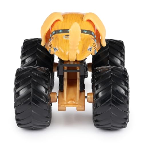 Monster Jam 2023 Spin Master 1:64 Diecast Truck Series 31 Ruff Crowd Monster Mutt Golden