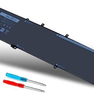 97WH 6GTPY Battery Compatible with Dell XPS 15 7590 9560 9570 9550 15-9560-D1745 15-9560-D1845T 15-9570-D1941T Vostro 7500 Precision 5520 5530 5540 M5510 Workstation Series P56F002 P56F001 P56F 11.4V