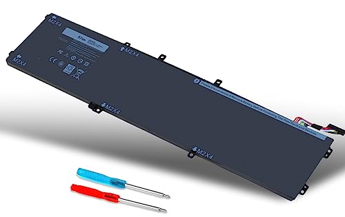 97WH 6GTPY Battery Compatible with Dell XPS 15 7590 9560 9570 9550 15-9560-D1745 15-9560-D1845T 15-9570-D1941T Vostro 7500 Precision 5520 5530 5540 M5510 Workstation Series P56F002 P56F001 P56F 11.4V