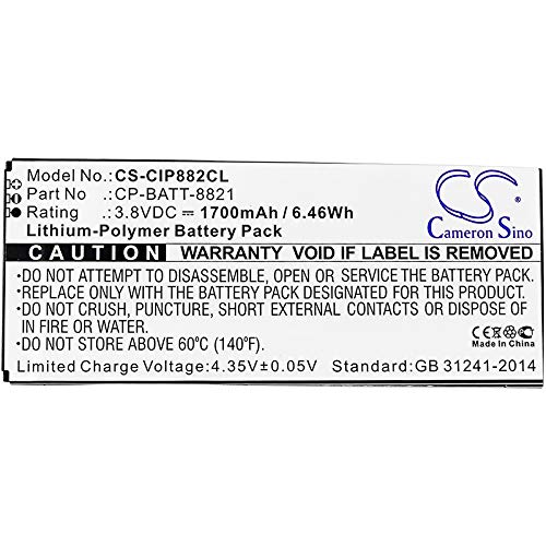 (20 Pack) XSP Battery for Cisco 8821 CP-8821-EX-K9-BUN CP-8821-K9-BUN Wireless IP Phone 8821 PN CP-BATT-8821 GP-S10-374192-010H 74-102376-01 (1700mAh)