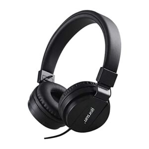 over-ear kids headphones wireless bluetooth folding noise cancelling headphones for children wireless headset head-mounted wireless headphones hifi stereo, gaming headphones cool stuff (black)