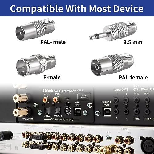 Amplified FM Radio Strong Magnetic Base Telecopic Antenna for Yamaha Pioneer Marantz Sherwood Bose Wave Music System FM Radio Bluetooth Home Stereo Receiver AV Audio Video Home Theater Tuner，Eifagur