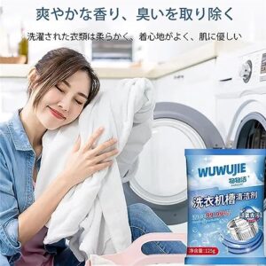 Powder Type Washing Tub Cleaner, 125g Wuwujie Washing Tub Cleaner, Washing Machine Tub Cleaner (2pcs)