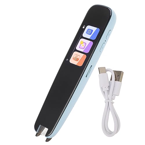 Smart Scanner Pen Language Translator Real Time Point to Read Electronic Dictionary Intelligent AI Scanning Literacy English Learning Scanning Pen Built in Battery