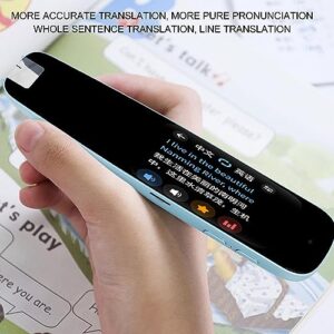 Smart Scanner Pen Language Translator Real Time Point to Read Electronic Dictionary Intelligent AI Scanning Literacy English Learning Scanning Pen Built in Battery