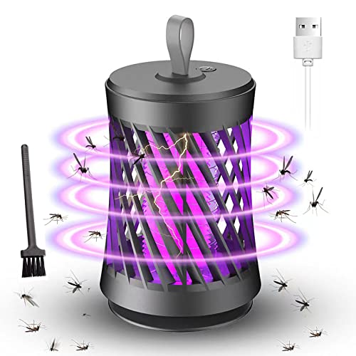 Bug Zapper Indoor, Electric Bug Zapper Outdoor, 2 in 1 Mosquito Zapper, Powerful Mosquito Trap, Fly Zapper Indoor with Purple Lights Fly Killer for Home, Patio, Garden