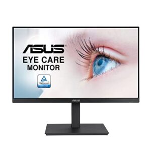 ASUS 23.8” 1080P Monitor (VA24EQSB) - Full HD, IPS, 75Hz, Built-in Speakers, Eye Care & 27” 1080P Monitor (VA27EQSB) - Full HD, IPS, 75Hz, Adaptive-Sync, Speakers, Eye Care