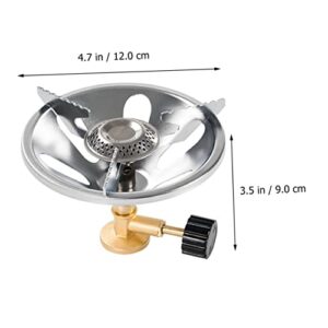 BESPORTBLE 3pcs Outdoor Portable Stove Travel Barbecue Stove Outdoor Cooker Burner propane gas cooker Outdoor Stove Head outdoor gas stove mini camping stove Survive One-piece copper