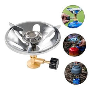 BESPORTBLE 3pcs Outdoor Portable Stove Travel Barbecue Stove Outdoor Cooker Burner propane gas cooker Outdoor Stove Head outdoor gas stove mini camping stove Survive One-piece copper