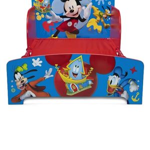 Delta Children Mickey Mouse Wood & Metal Toddler Bed, Blue