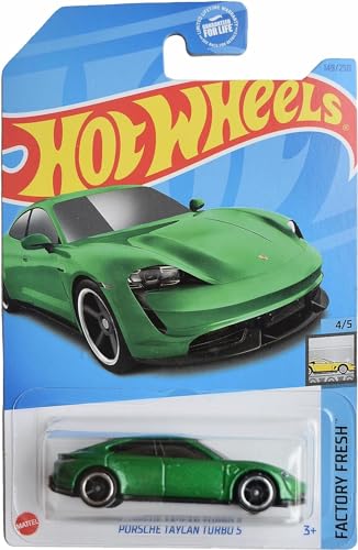 Hot Wheels Porsche Taycan Turbo S, Factory Fresh 4/5 [Green] 149/250