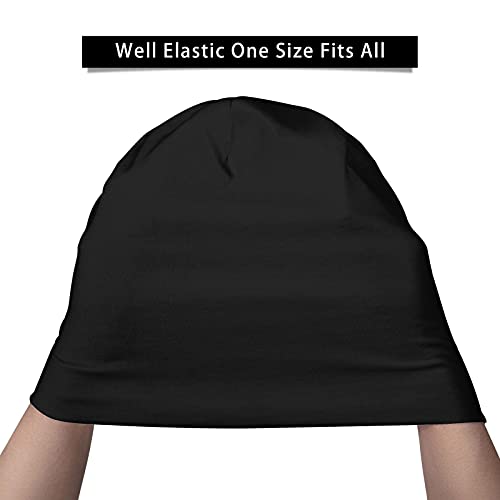 JOocla U.S Army Veteran Skull Cap Helmet Liner Beanie Hard Knit Hat Soft Lightweight Black