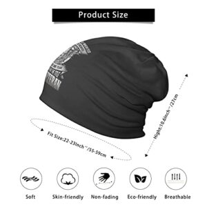 JOocla U.S Army Veteran Skull Cap Helmet Liner Beanie Hard Knit Hat Soft Lightweight Black