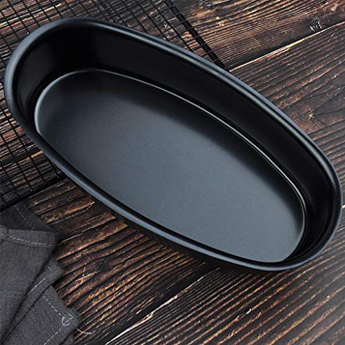 Maybenice 9 Inch Non Stick Oval Shape Cake Pan Cheesecake Loaf Bread Mold Baking Tray DIY Nonstick Loaf Pan