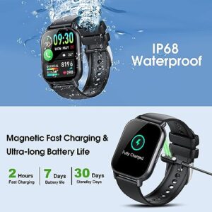 WeurGhy Smart Watch for Men Women(Answer/Make Call), 1.85" HD Fitness Watch with 112 Sport Modes, Activity Tracker with Heart Rate Monitor, IP68 Waterproof Smart Watch Compatible with Android iOS