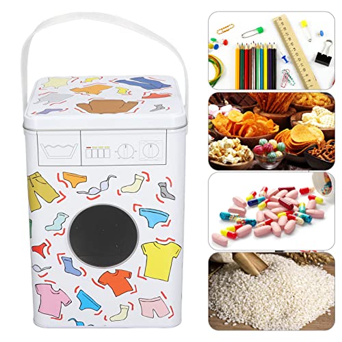 Powdered Laundry Detergent Container Box Storage Bucket Bin Skylight Decor Visual Washing Machine Unique Pottery Wheels Accessories