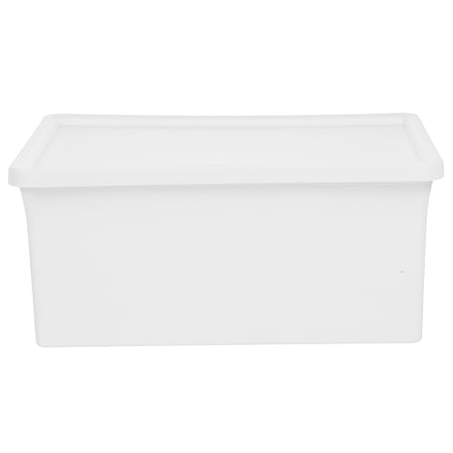 SOESFOUFU Box Sheet laundry storage box scent beads container Laundry Beads Container storage container laundry powder bin Large Capacity Bucket drawer plastic white washing powder