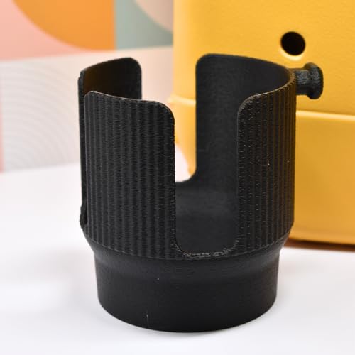 BAGLETS - Drink Holder for Stanley Cups & Beach Tote Bags | Conveniently Carry Drinks with Rubber Totes | Made in USA | Black