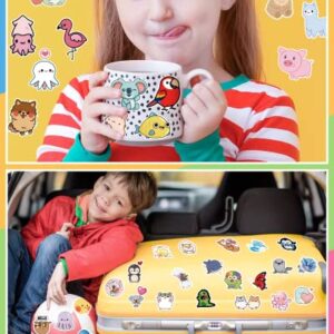 Zartores 300 PCS Cute Stickers for Kids, Water Bottle Stickers, Vinyl Stickers Waterproof Aesthetic Stickers Stickers Pack for Laptop Skateboard, Phone, Kawaii Animal Sticker for Teens, Girls