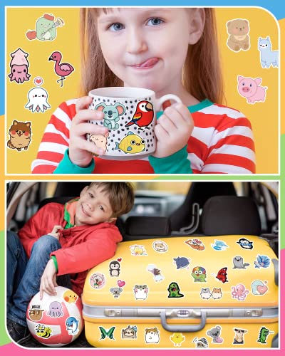 Zartores 300 PCS Cute Stickers for Kids, Water Bottle Stickers, Vinyl Stickers Waterproof Aesthetic Stickers Stickers Pack for Laptop Skateboard, Phone, Kawaii Animal Sticker for Teens, Girls