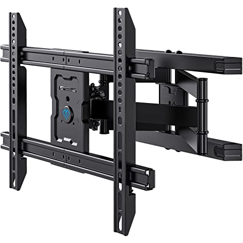 PERLESMITH TV Wall Mount for 37-80 inch TVs up to 132 lbs, Max VESA 600x400, 16" Wood Studs, Long Arm TV Wall Mount for 37-84 inch TVs, with 42.72 inch Extension Arm, Max VESA 600x400mm up to 132lbs