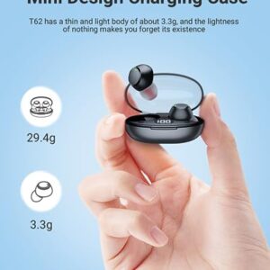 ZINGBIRD X15 and T62 Wireless Earbuds Ear Buds Bluetooth Headphones with LED Power Display Charging Case Earphones in-Ear Earbud with Microphone for Android Cell Phone Gaming PC