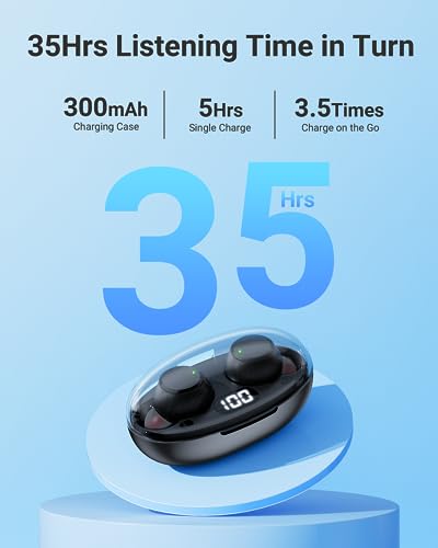 ZINGBIRD X15 and T62 Wireless Earbuds Ear Buds Bluetooth Headphones with LED Power Display Charging Case Earphones in-Ear Earbud with Microphone for Android Cell Phone Gaming PC