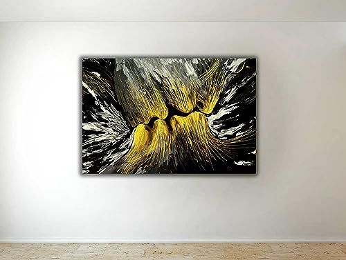 Canvas Wall Art Love Painting for Couples Bedroom, Love Painting Wall Art, Wall Art Love, Kiss Painting, The Kiss Painting Print, Kiss Canvas Wall Art (Ready to hang 24"x36", Style 1)