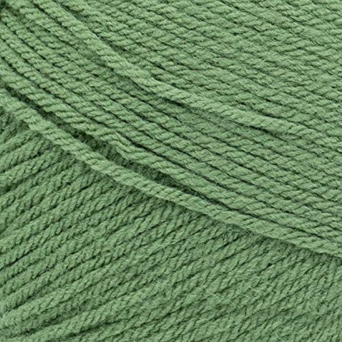 Lion Brand Yarn Pound of Love, Value Yarn, Large Yarn for Knitting and Crocheting, Craft Yarn, Olive (Pack of 2)