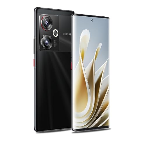 nubia Z50 Redmagic Cellphone - 5G Unlocked Android Phone, 64MP+50MP Dual Camera, Qualcomm Snapdragon 8 Gen 2, 144Hz 6.67” AMOLED Screen, 80W Quick Charge Android Phone w/ 5000mAh Battery, 12GB, Black