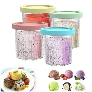 remys creami deluxe pints, for ninja kitchen creami,24 oz ice cream storage containers bpa-free,dishwasher safe compatible nc500,nc501 series ice cream maker